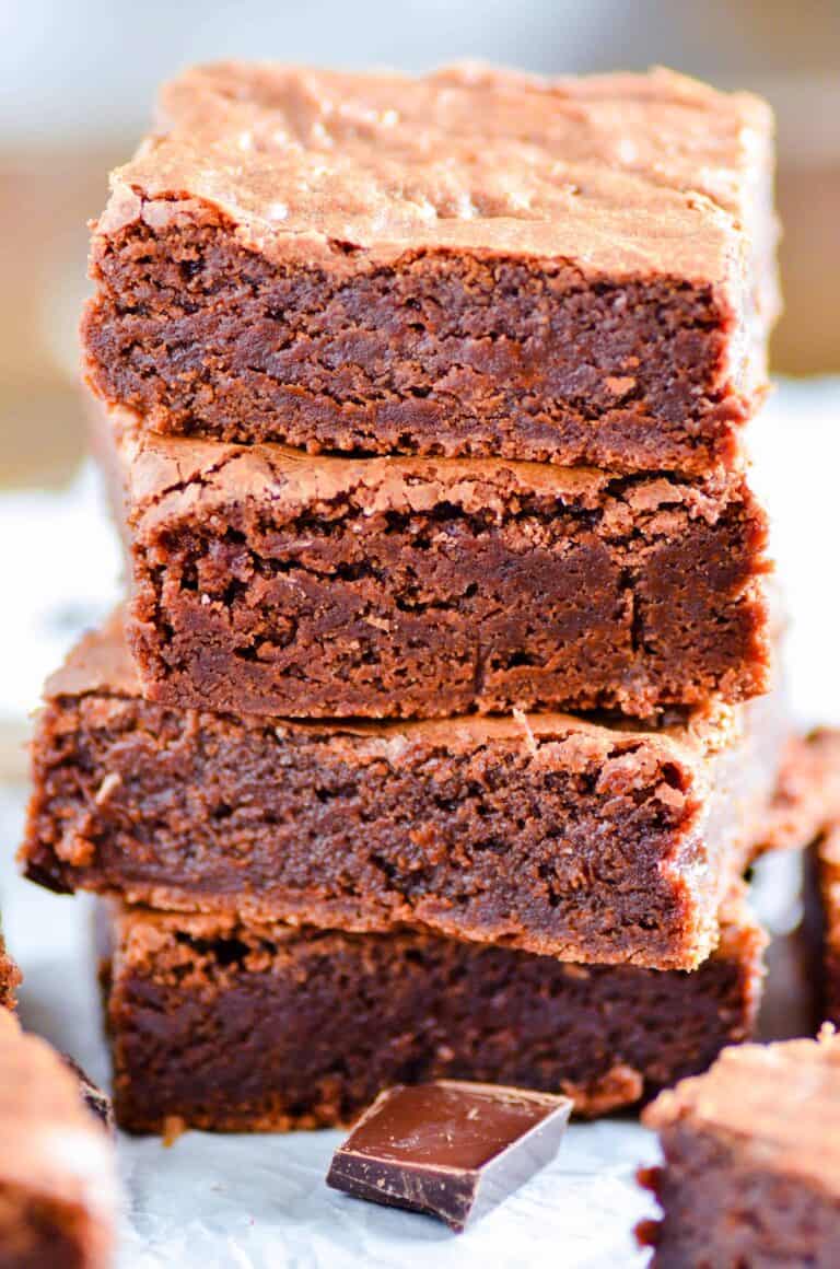 Fudgy Chocolate Chunk Brownies: The Best Brownie Recipe - Something Swanky