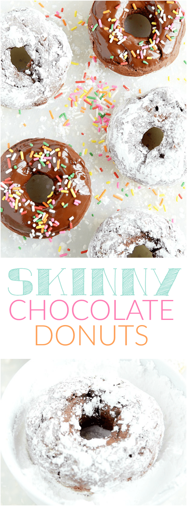 Skinny Chocolate Donuts Recipe - Something Swanky