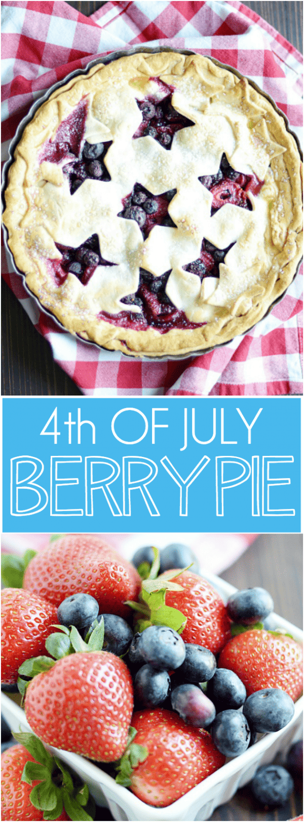 4th of July Berry Pie Recipe - Something Swanky
