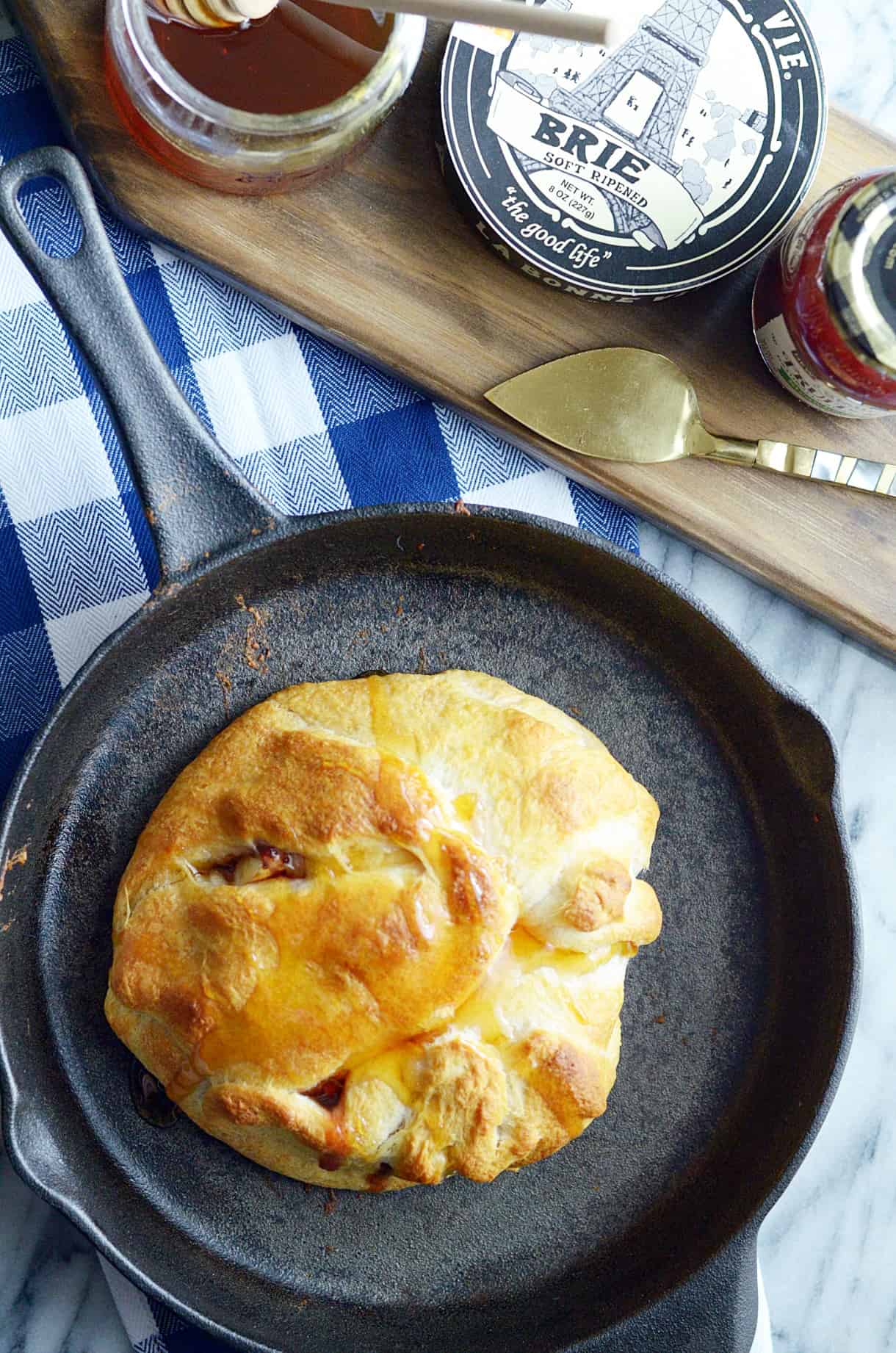 Strawberry Jalapeño Baked Brie Recipe Something Swanky