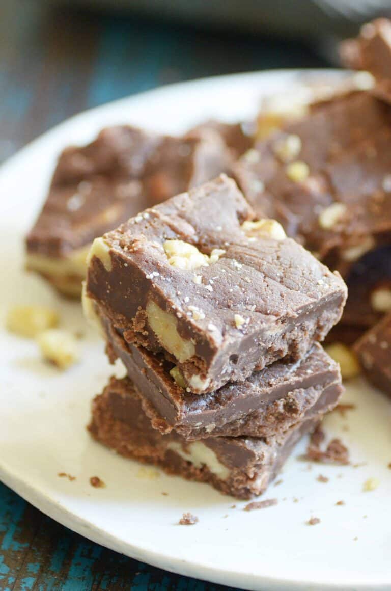 Chocolate Bit Fudge Family Recipe - Something Swanky