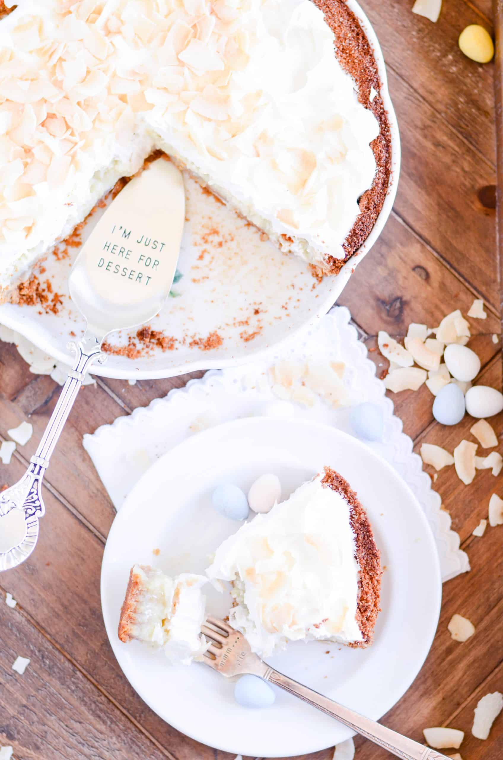 French Coconut Pie Recipe - Something Swanky