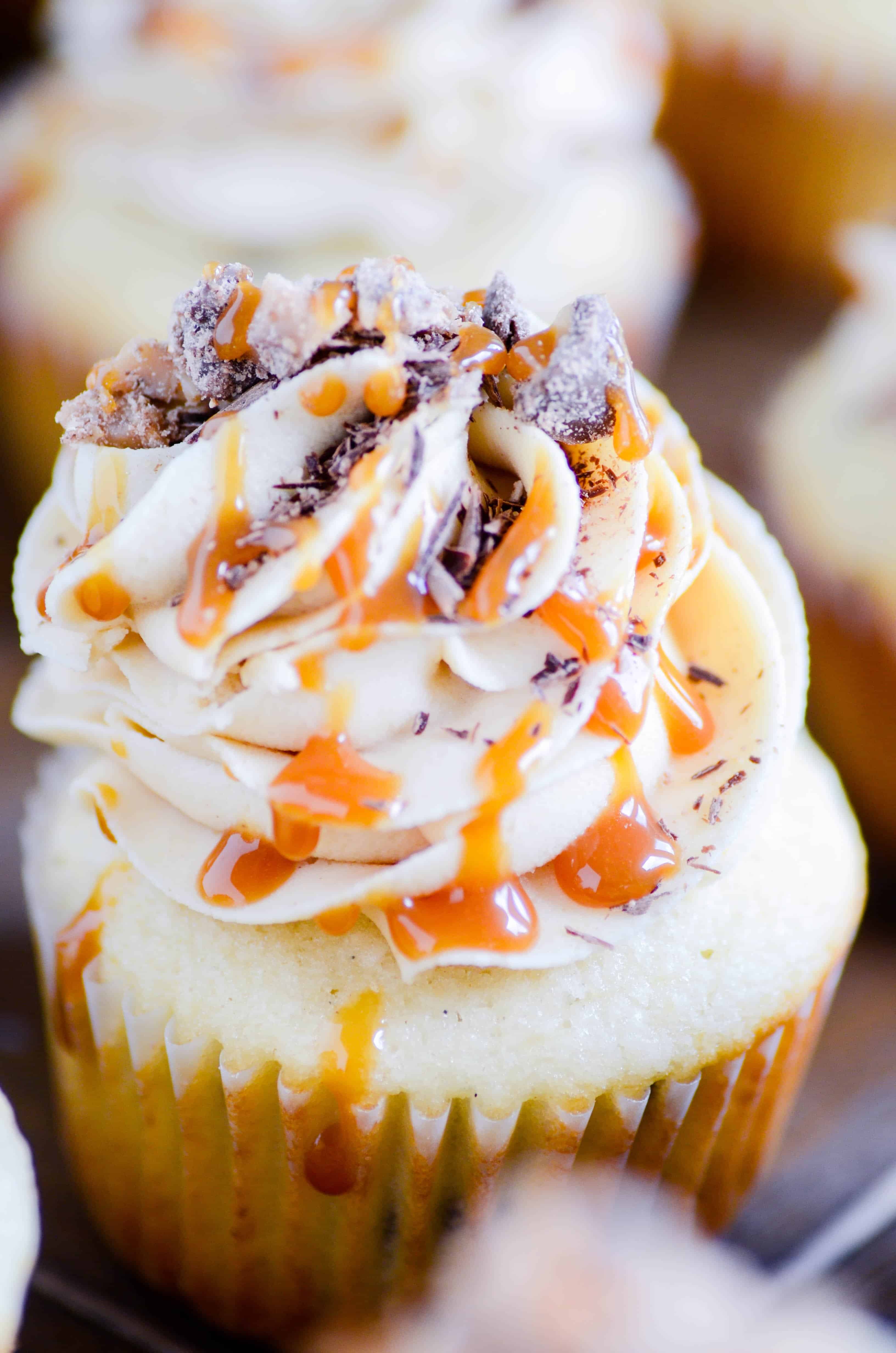 Classic Vanilla Cupcakes From Scratch Recipe Something Swanky