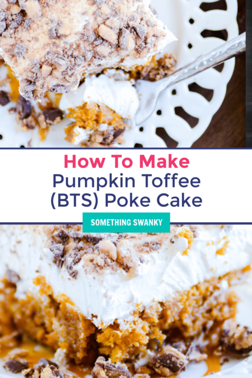 Pumpkin Poke Cake - Something Swanky