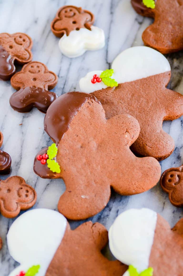 Double Chocolate Gingerbread Men Recipe - Something Swanky