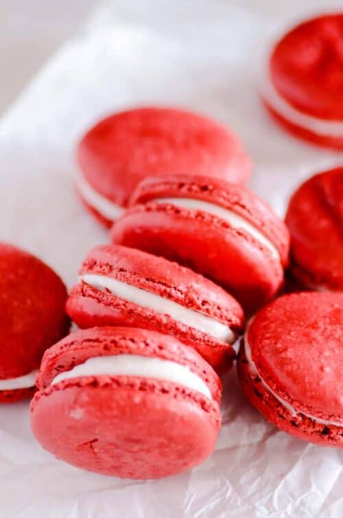 Red Velvet Cut Out Sugar Cookies {Recipe Video} - Something Swanky