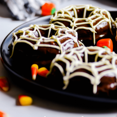 How to Make Scary Good Halloween Donuts - Something Swanky