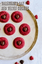 Valentine's Day Red Velvet Cookies Recipe - Something Swanky