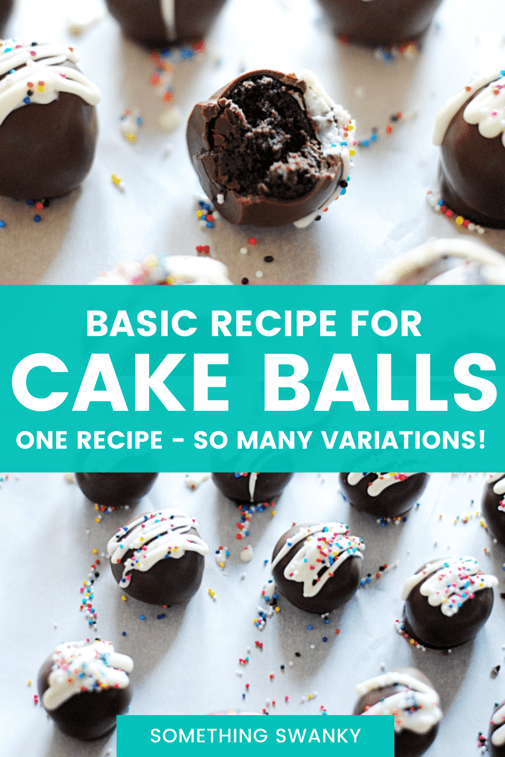 Basic Cake Ball Truffle Recipe - Something Swanky