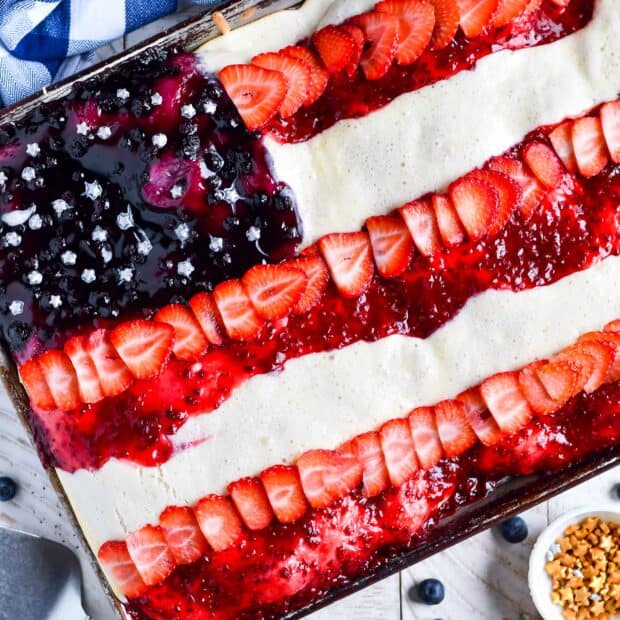 Berry Cheesecake Dessert Pizza Recipe - Something Swanky